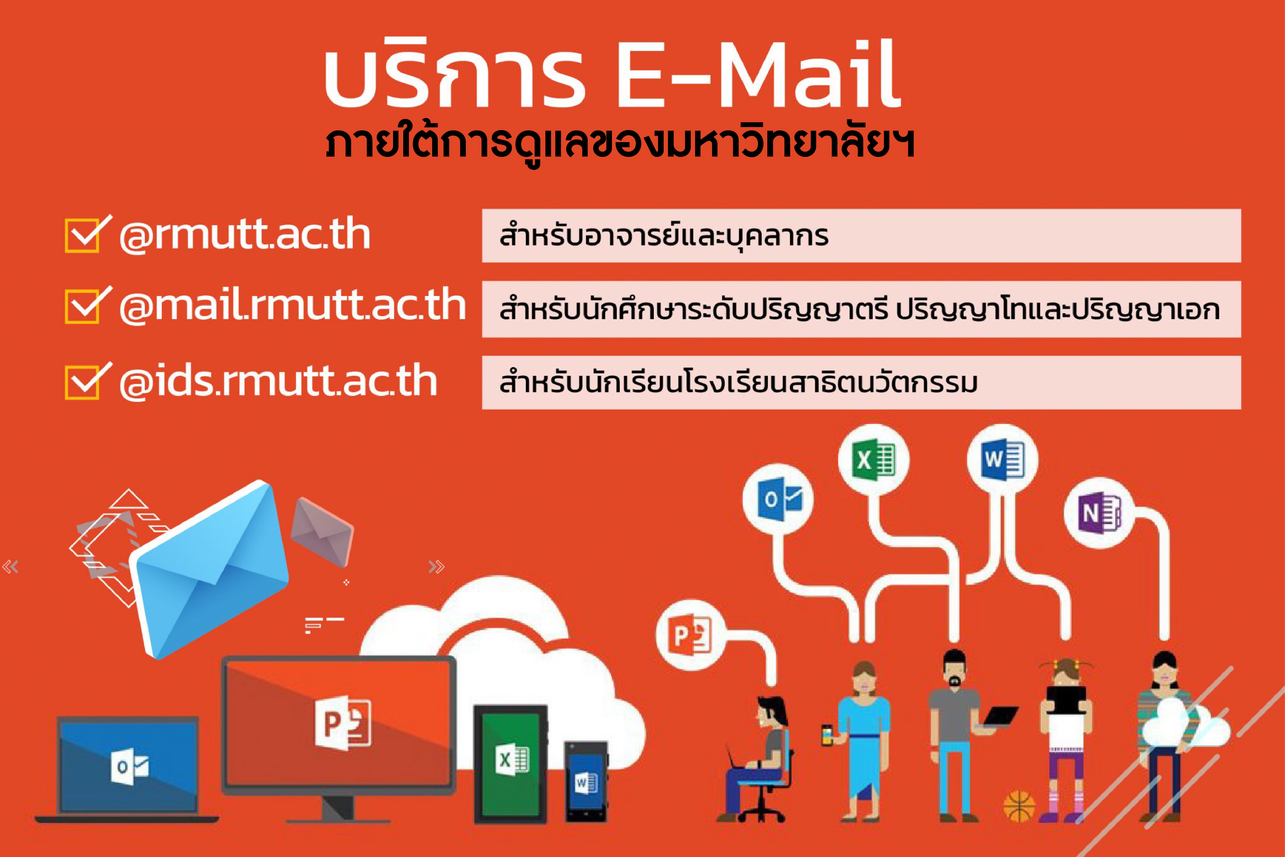 บริการด้าน E-mail RMUTT