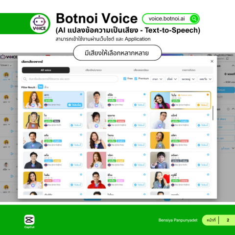 Botnoi Voice | AI แปลงข้อความเป็นเสียง (Text-to-Speech) สมจริงกว่า 100 ...